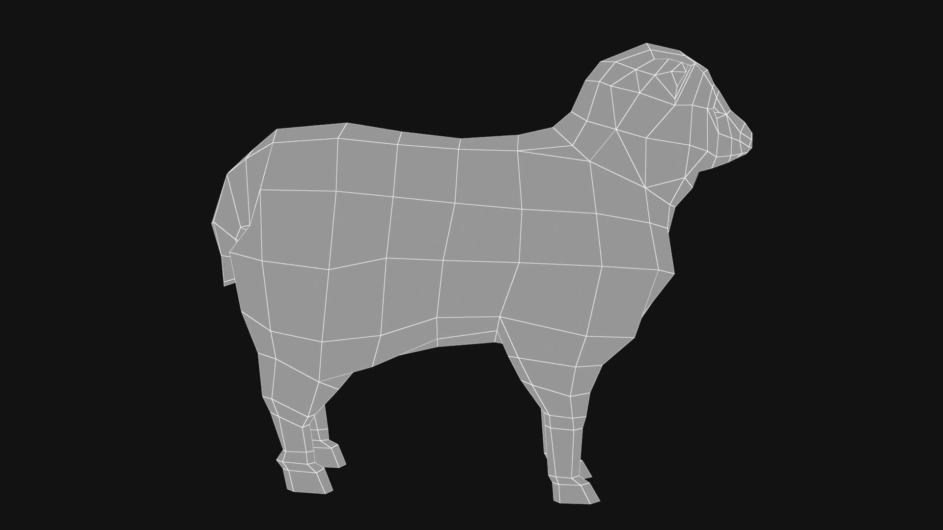 Animated Sheep - 3D Model by cg-bob