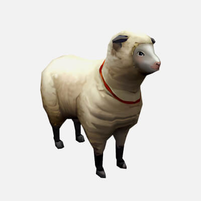 Animated Sheep - 3D Model by cg-bob