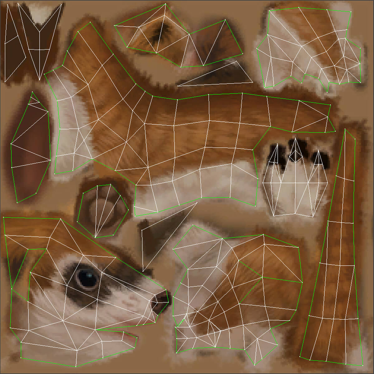 Animated Weasel - 3D Model by cg-bob