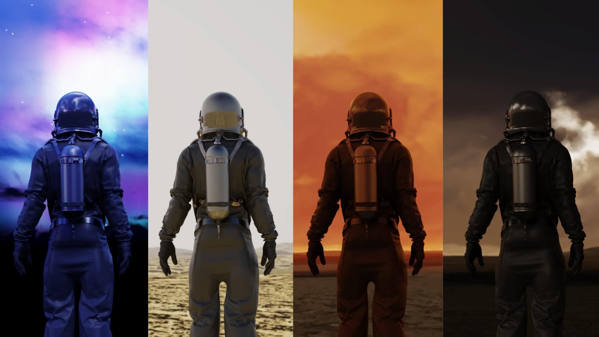 Alien Planet and Sky HDRI Pack 50 Maps 8K - HDR Image by CG Choco