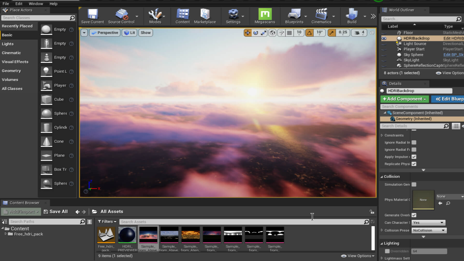 Free HDRI Pack Samples From CG Choco - Free HDR Image by CG Choco