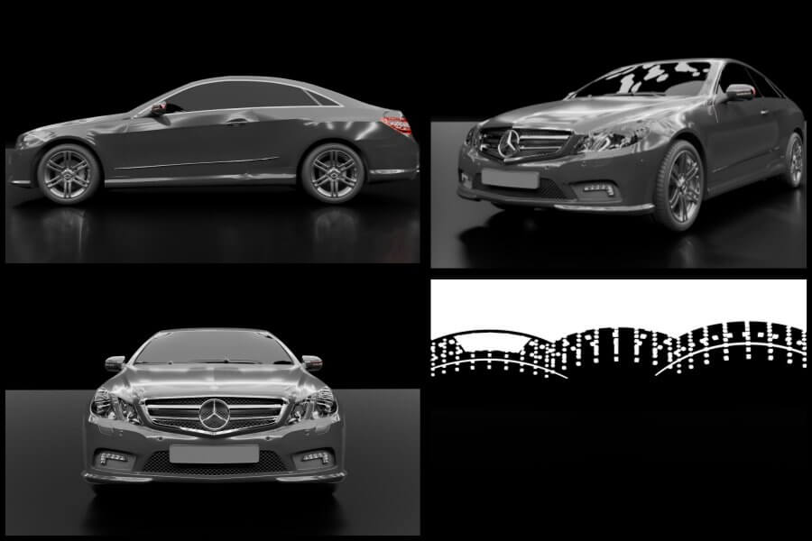 Luxurious Lighting Car Interior HDRI Pack - HDR Image by CG Choco