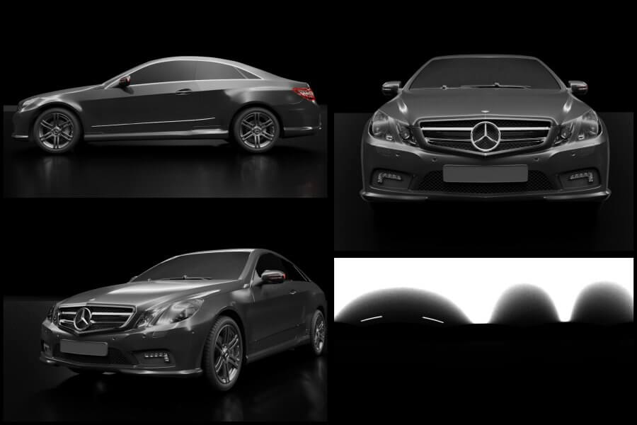 Luxurious Lighting Car Interior HDRI Pack - HDR Image by CG Choco