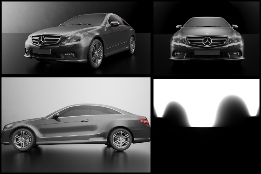 Luxurious Lighting Car Interior HDRI Pack - HDR Image by CG Choco