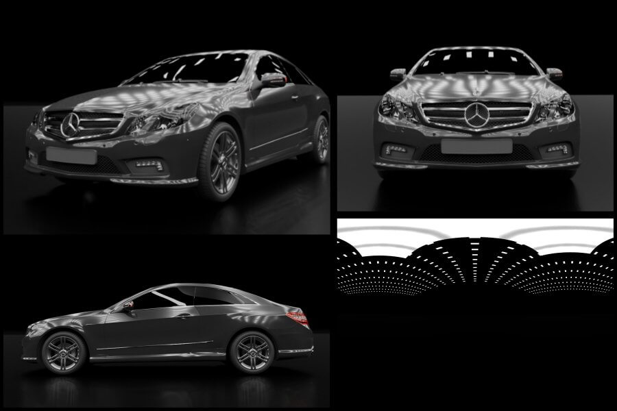 Luxurious Lighting Car Interior HDRI Pack - HDR Image by CG Choco