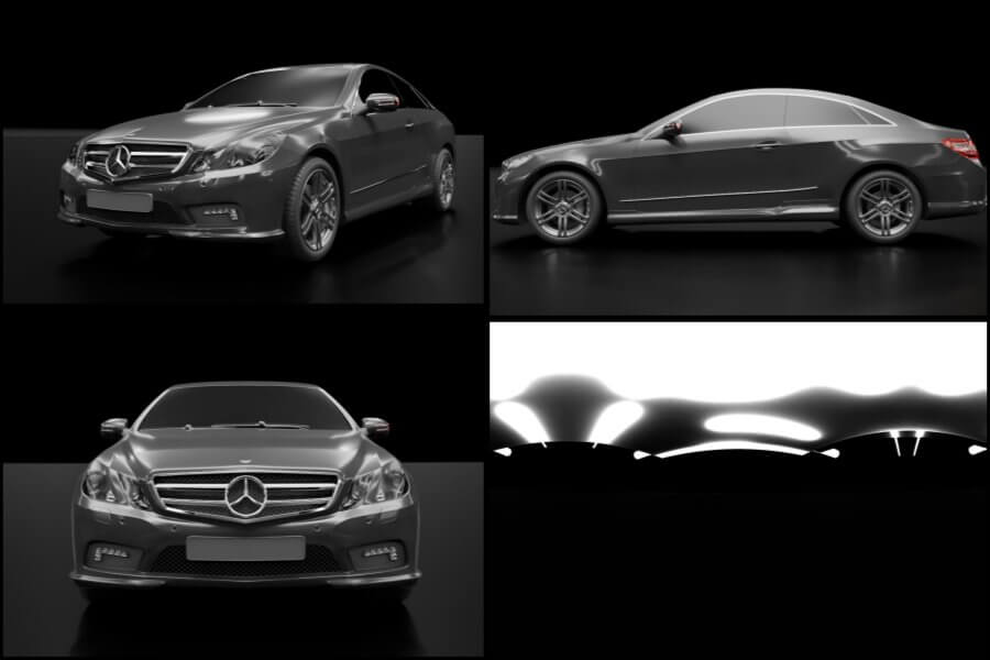 Luxurious Lighting Car Interior HDRI Pack - HDR Image by CG Choco