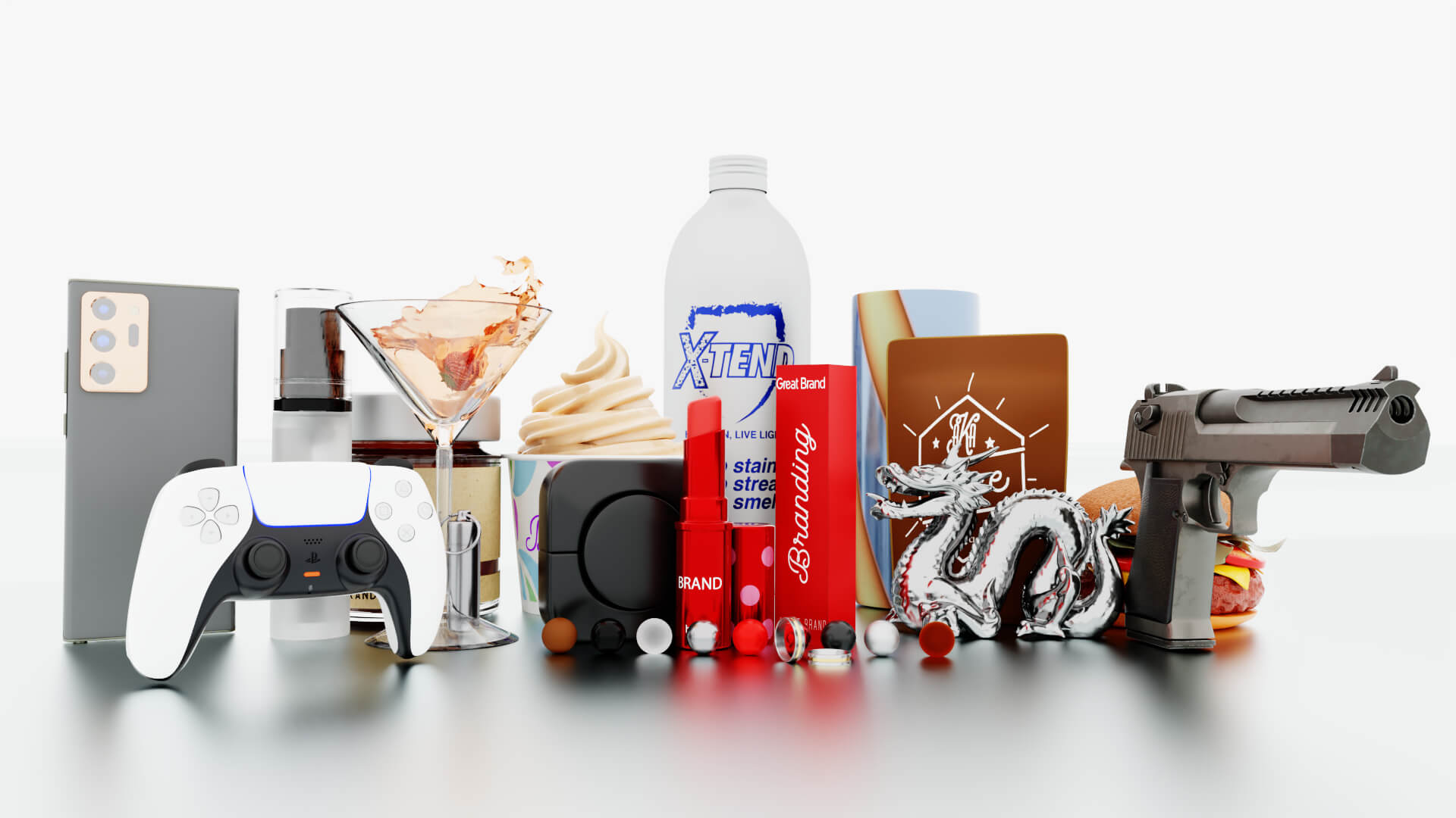Products and Objects 3D Rendering HDRI Pack - HDR Image by CG Choco