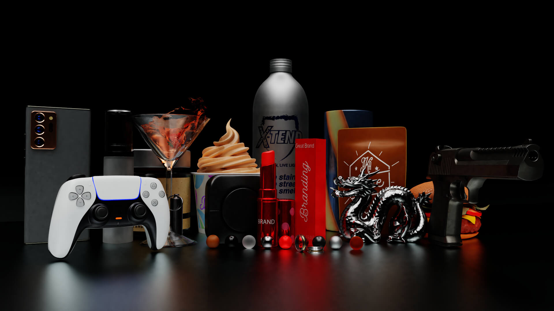 Products and Objects 3D Rendering HDRI Pack - HDR Image by CG Choco
