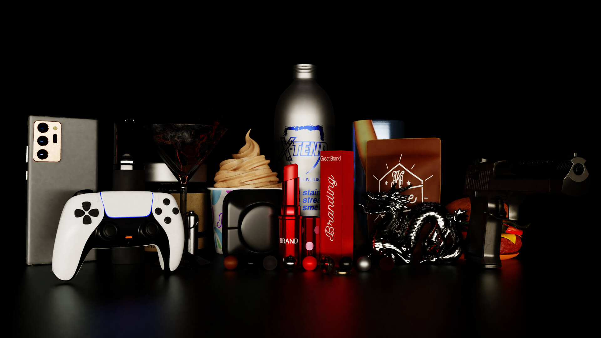 Products and Objects 3D Rendering HDRI Pack - HDR Image by CG Choco