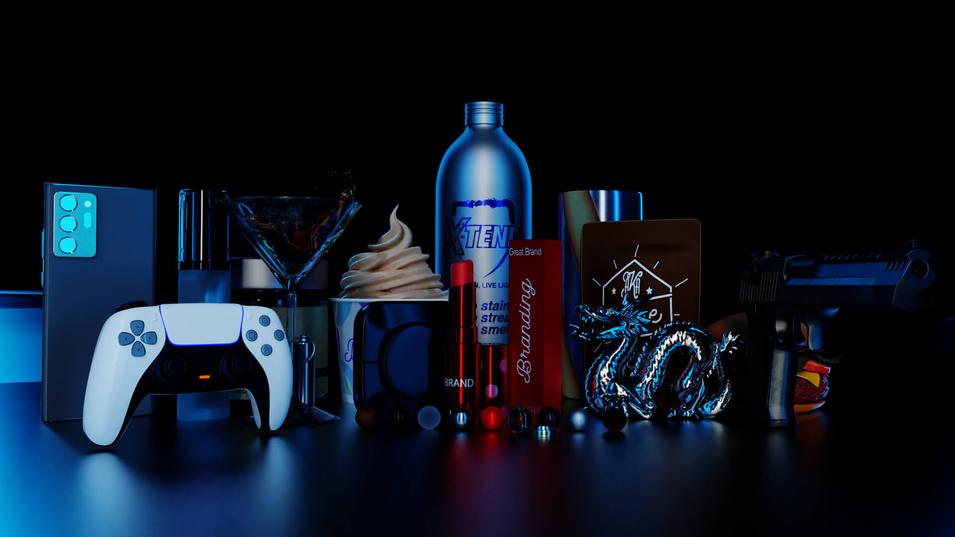 Products and Objects 3D Rendering HDRI Pack - HDR Image by CG Choco