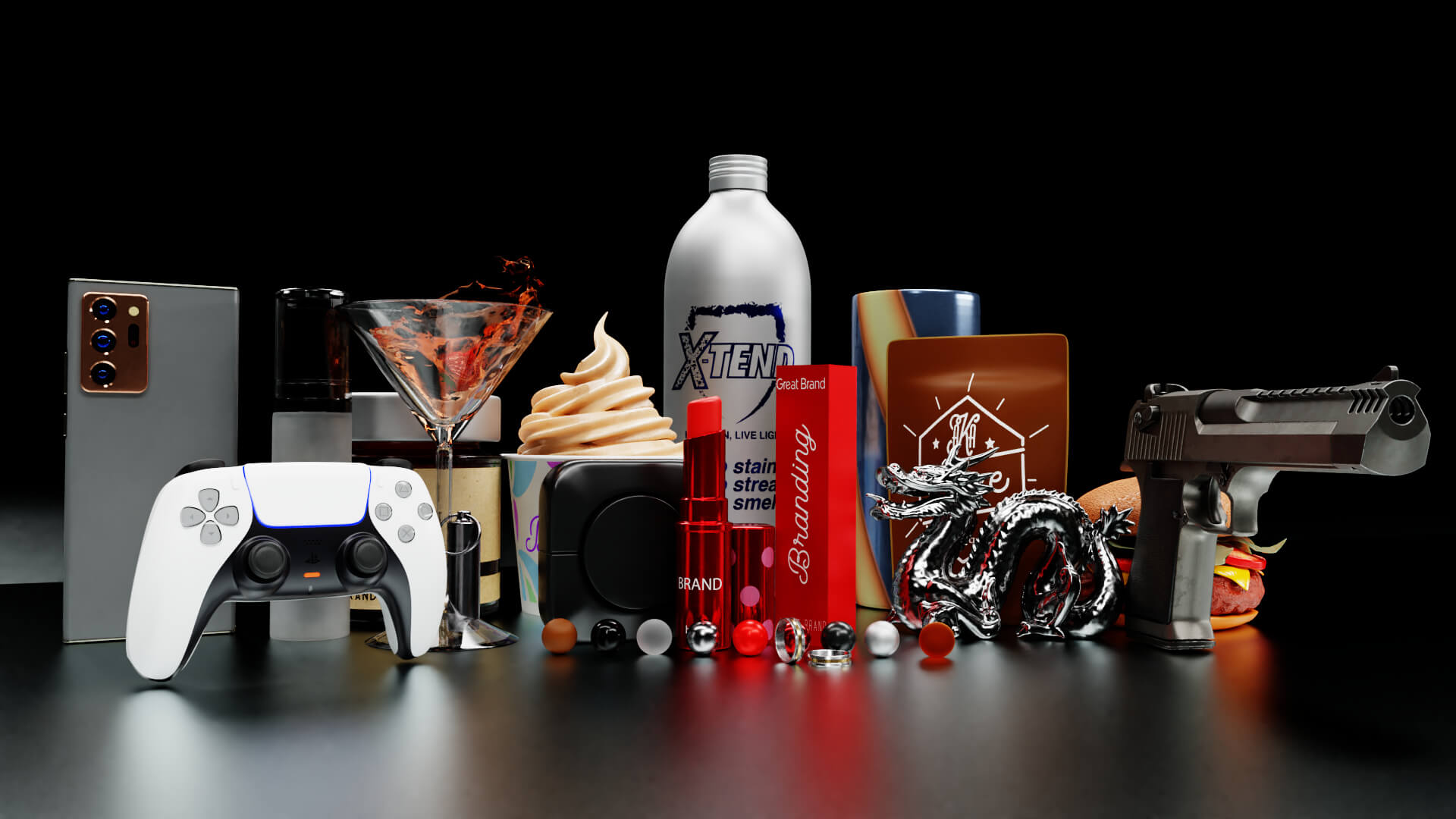 Products and Objects 3D Rendering HDRI Pack - HDR Image by CG Choco