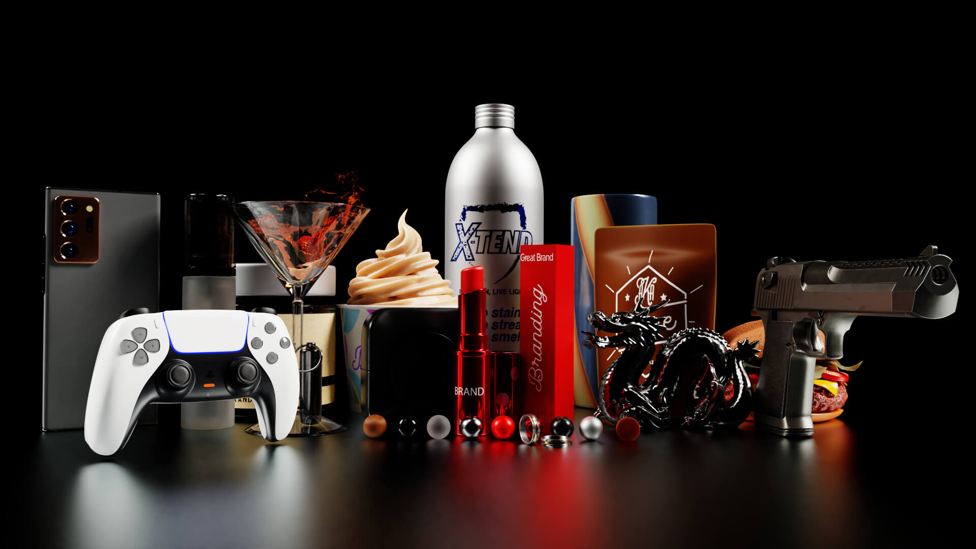 Products and Objects 3D Rendering HDRI Pack - HDR Image by CG Choco