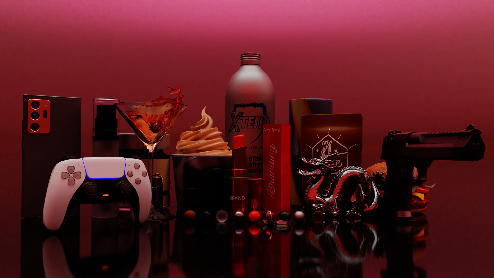Products and Objects 3D Rendering HDRI Pack - HDR Image by CG Choco