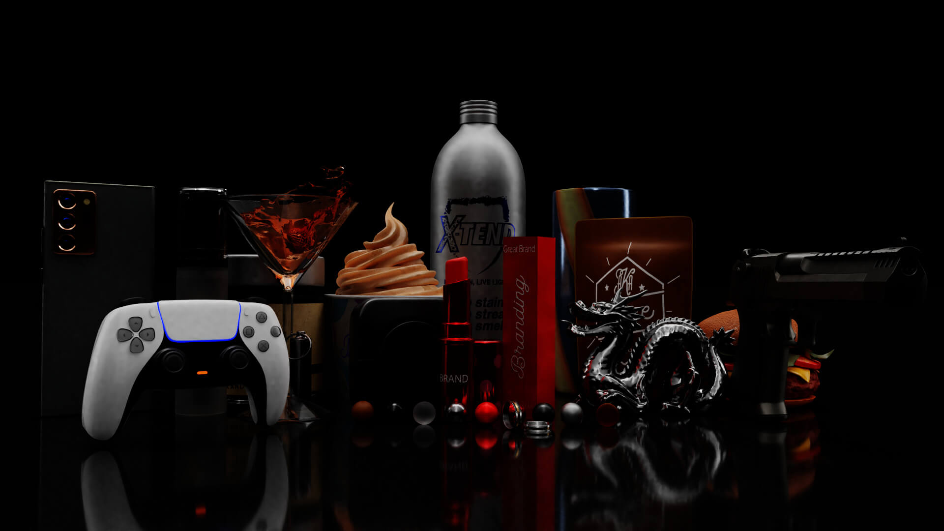 Products and Objects 3D Rendering HDRI Pack - HDR Image by CG Choco