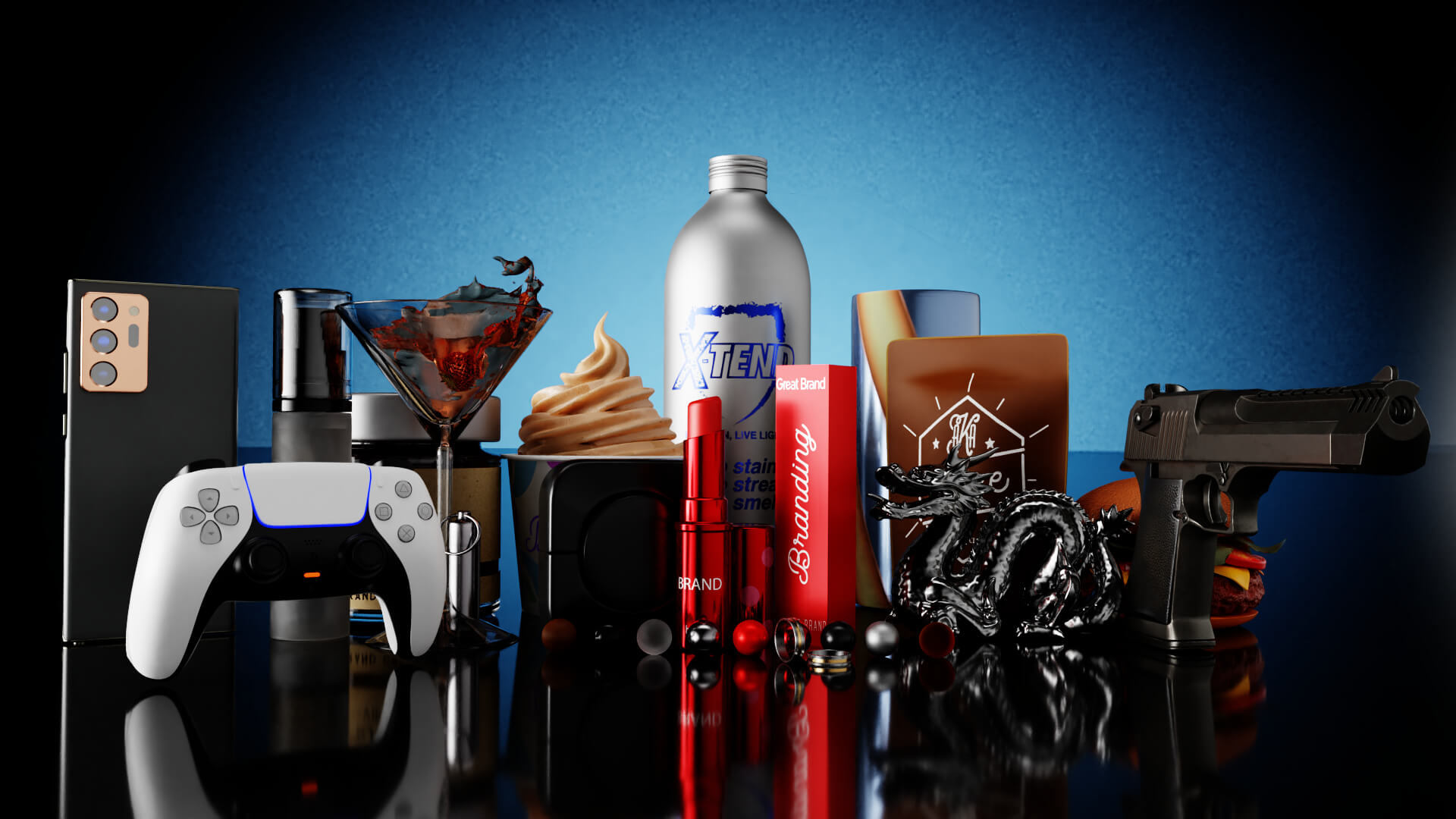 Products and Objects 3D Rendering HDRI Pack - HDR Image by CG Choco
