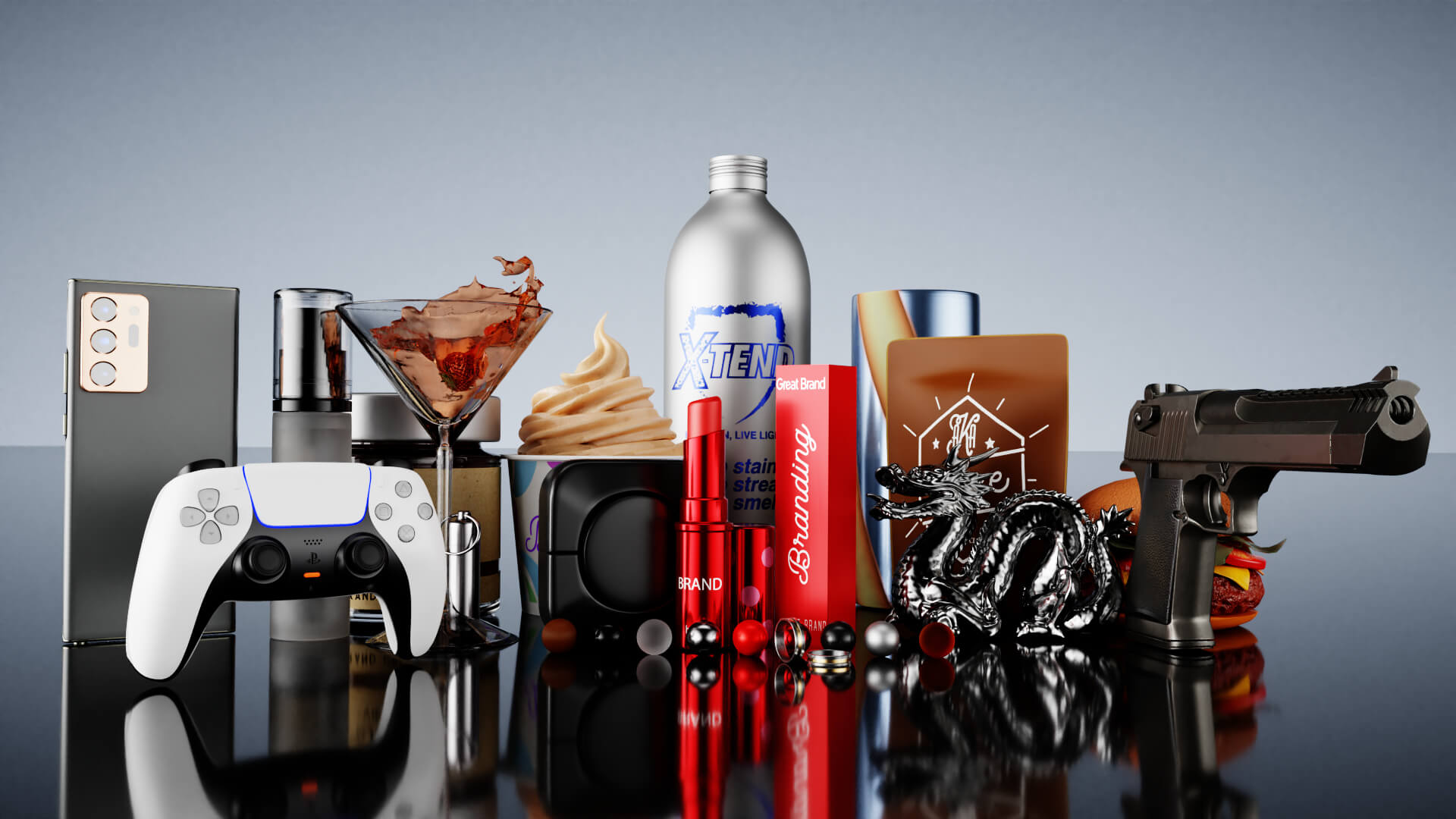 Products and Objects 3D Rendering HDRI Pack - HDR Image by CG Choco