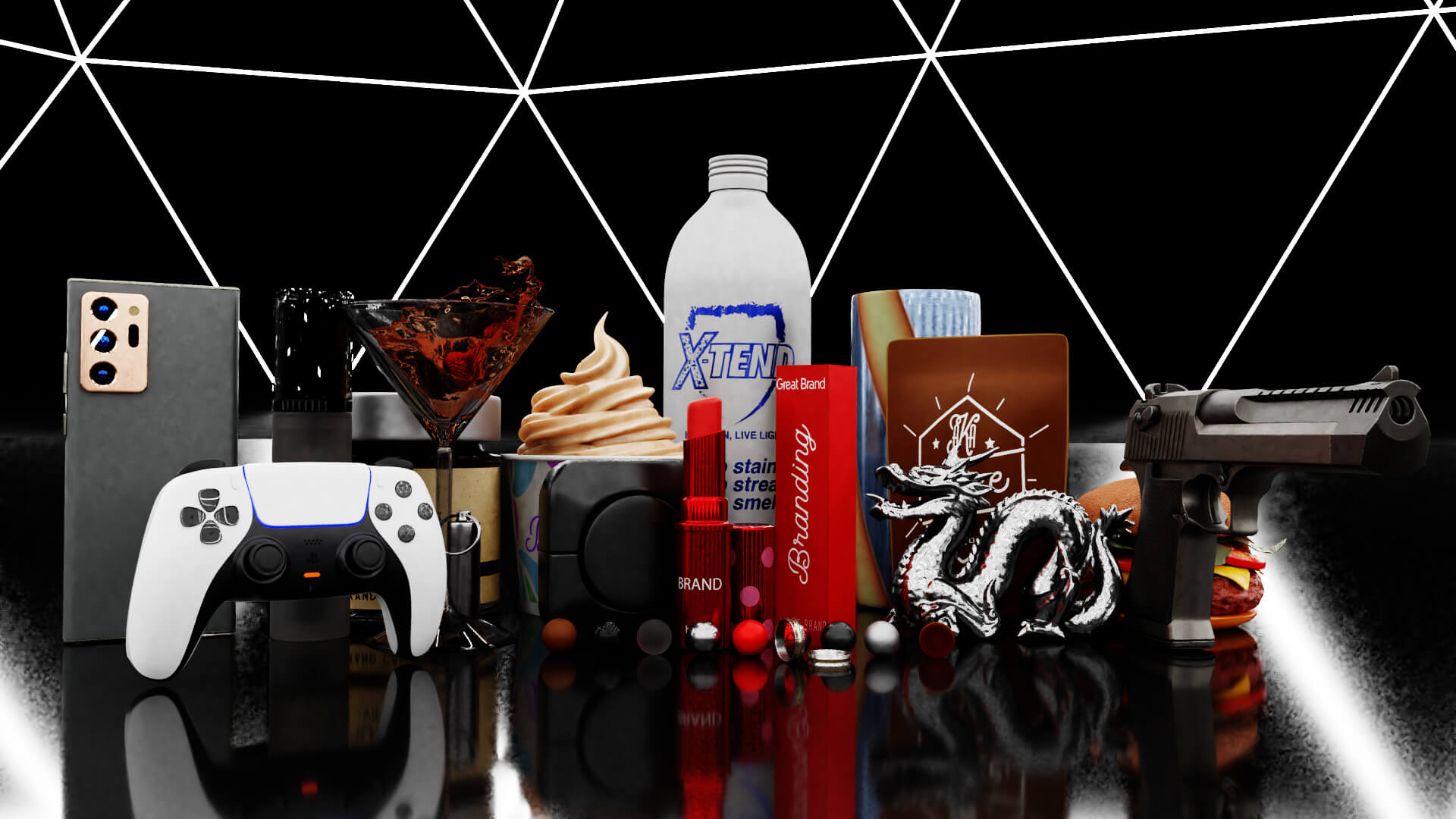 Products and Objects 3D Rendering HDRI Pack - HDR Image by CG Choco