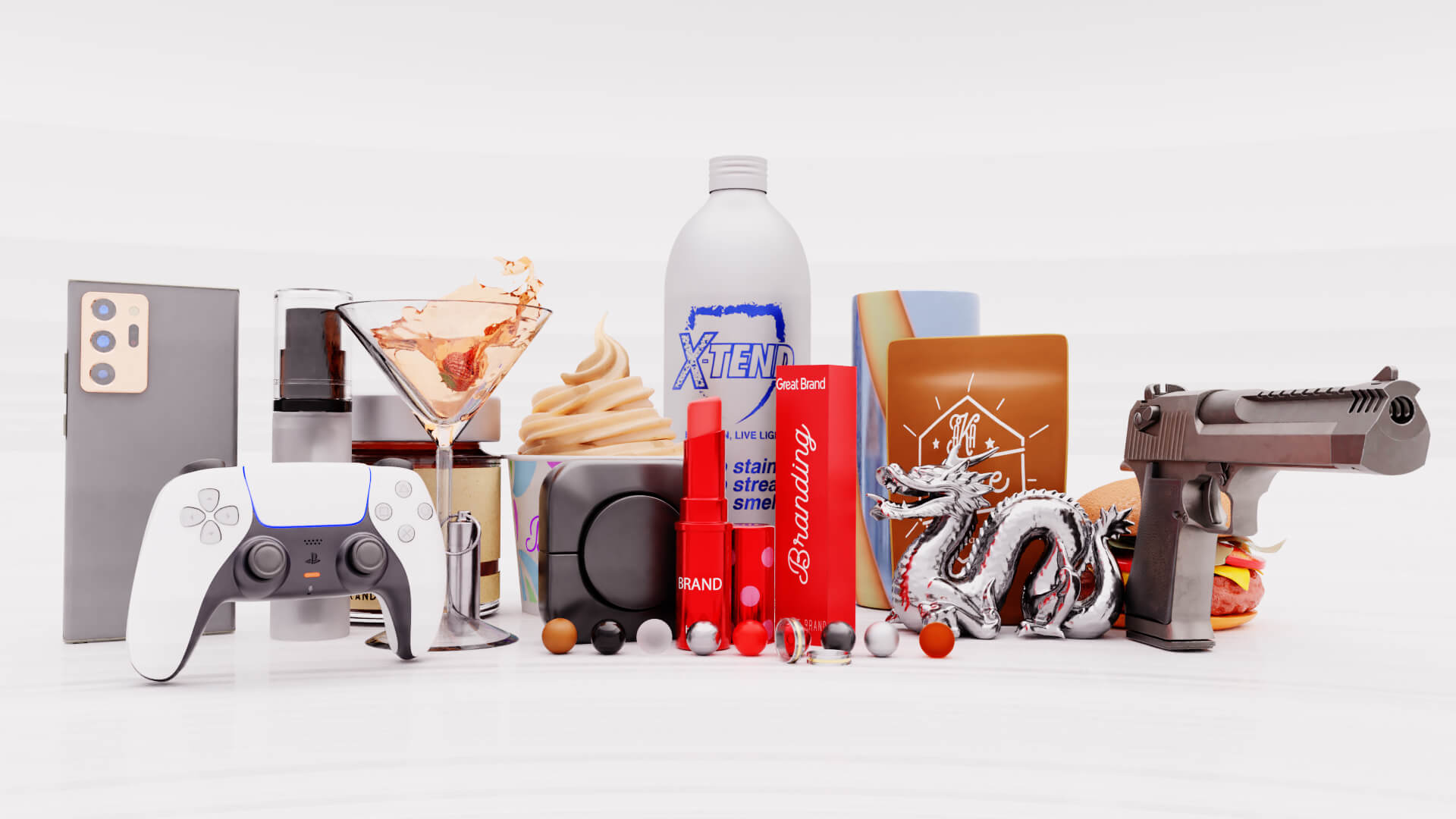 Products and Objects 3D Rendering HDRI Pack - HDR Image by CG Choco