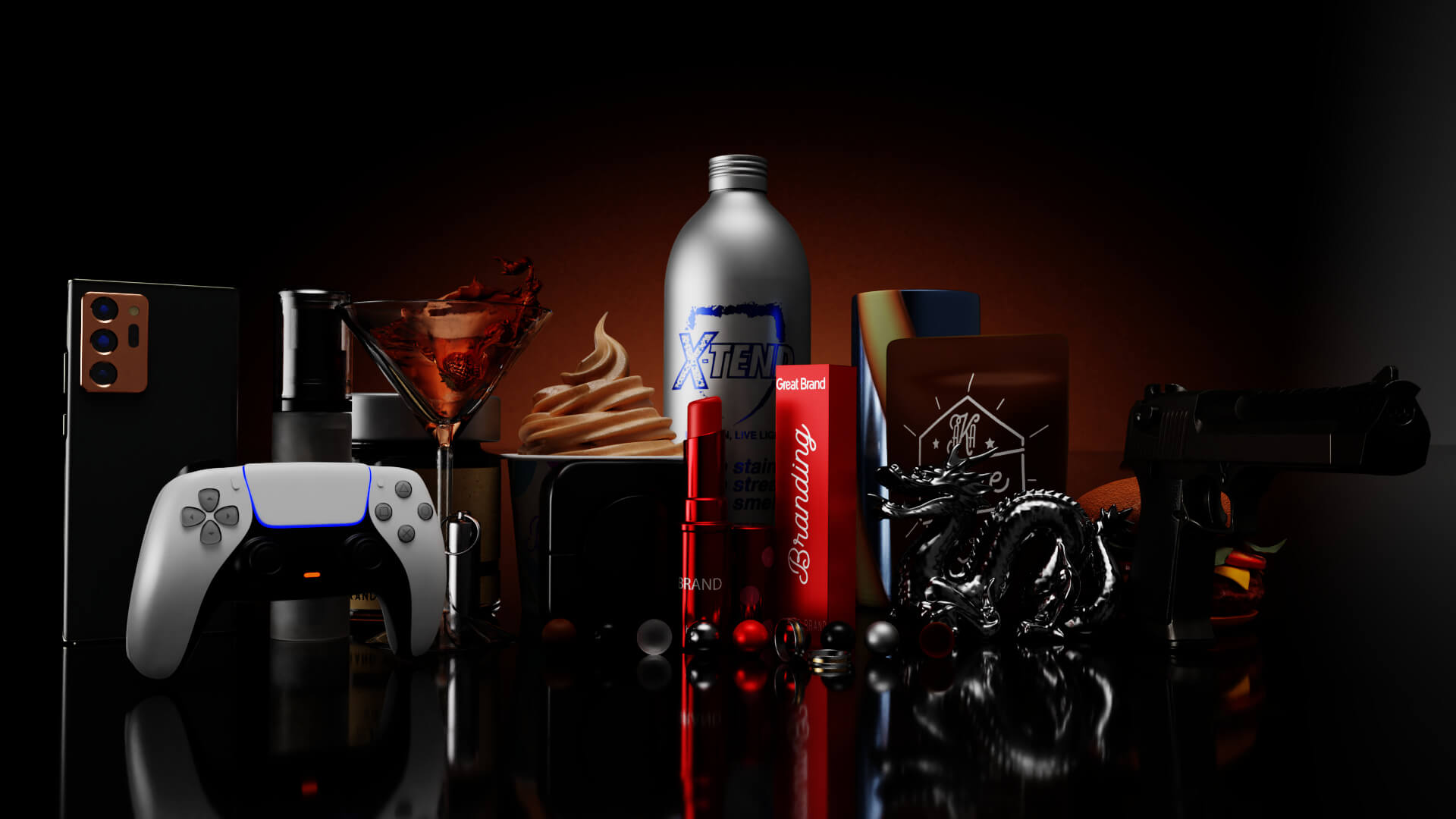 Products and Objects 3D Rendering HDRI Pack - HDR Image by CG Choco
