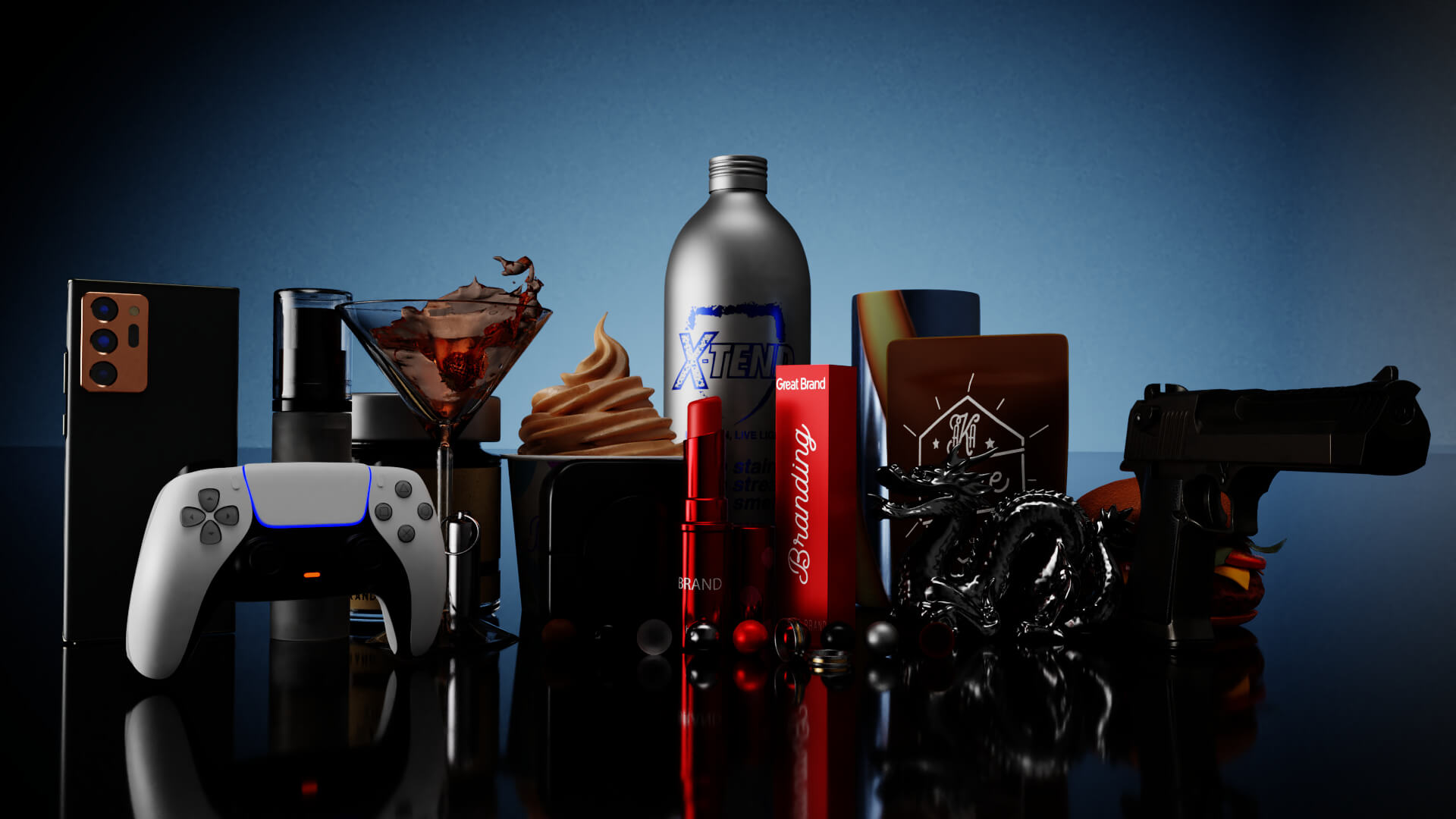 Products and Objects 3D Rendering HDRI Pack - HDR Image by CG Choco