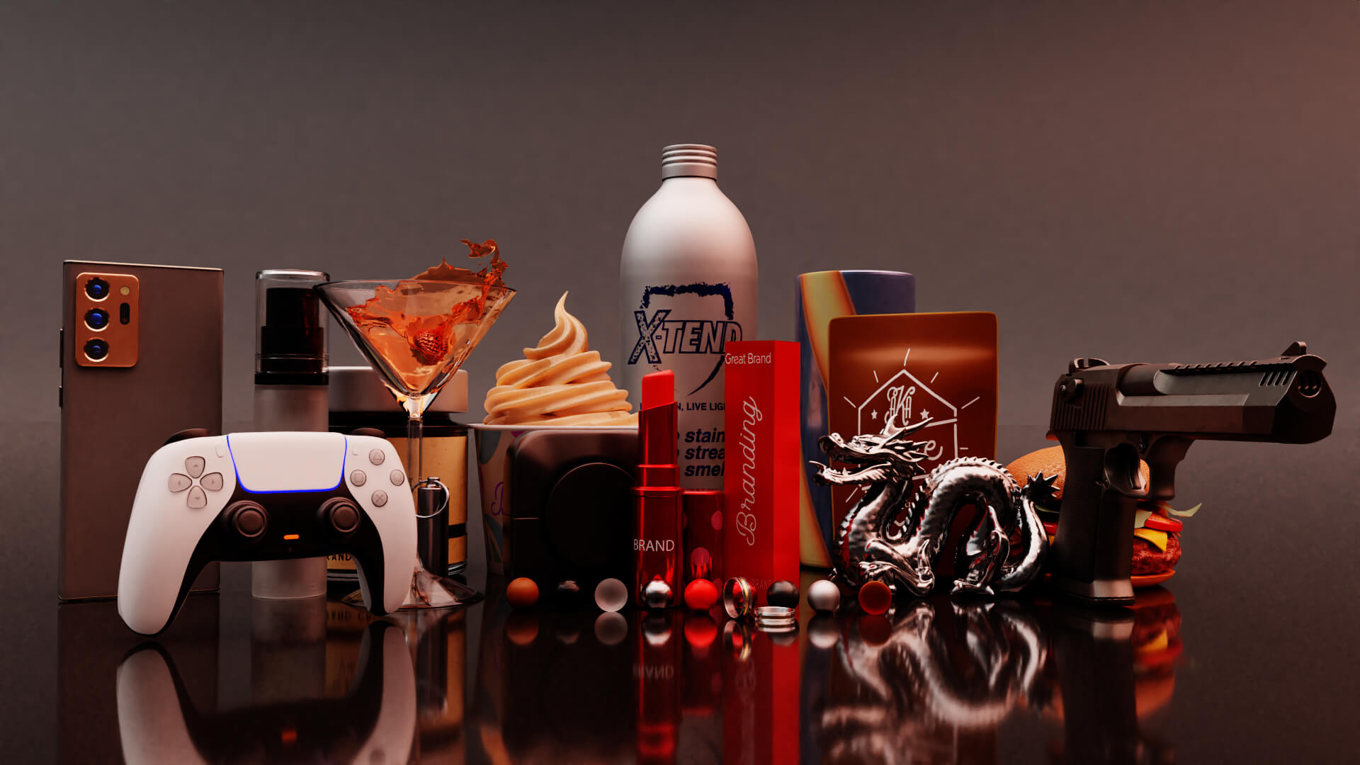 Products and Objects 3D Rendering HDRI Pack - HDR Image by CG Choco