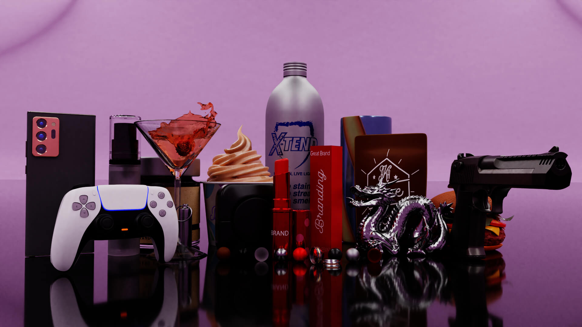 Products and Objects 3D Rendering HDRI Pack - HDR Image by CG Choco