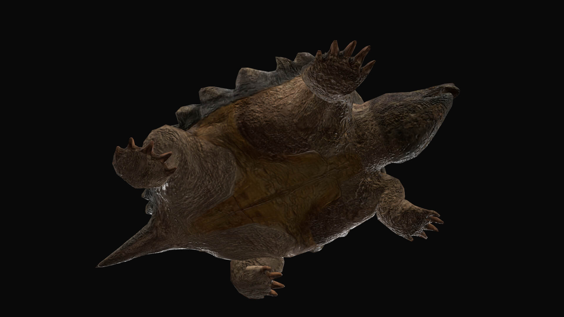 Alligator Snapping Turtle - 3D Model by cg-monster