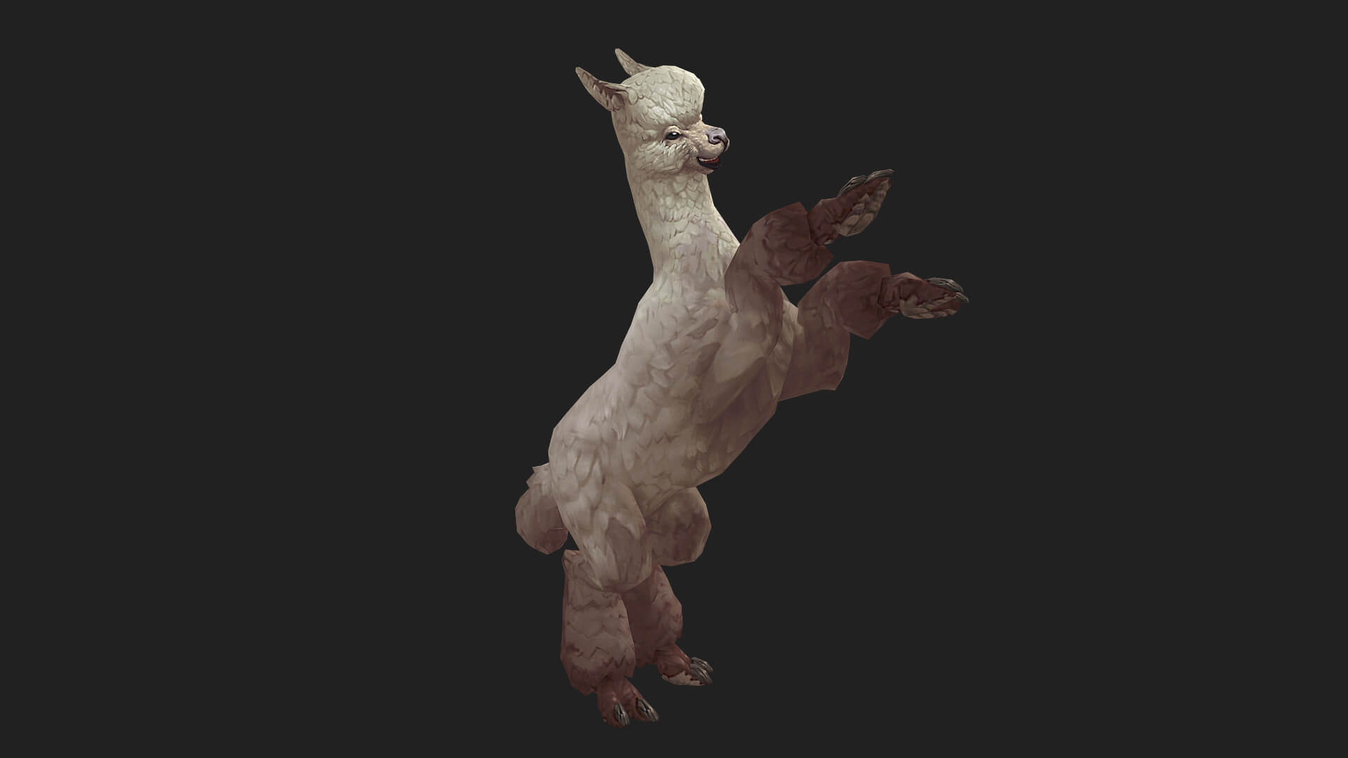 Animated Alpaca - 3D Model by cg-monster