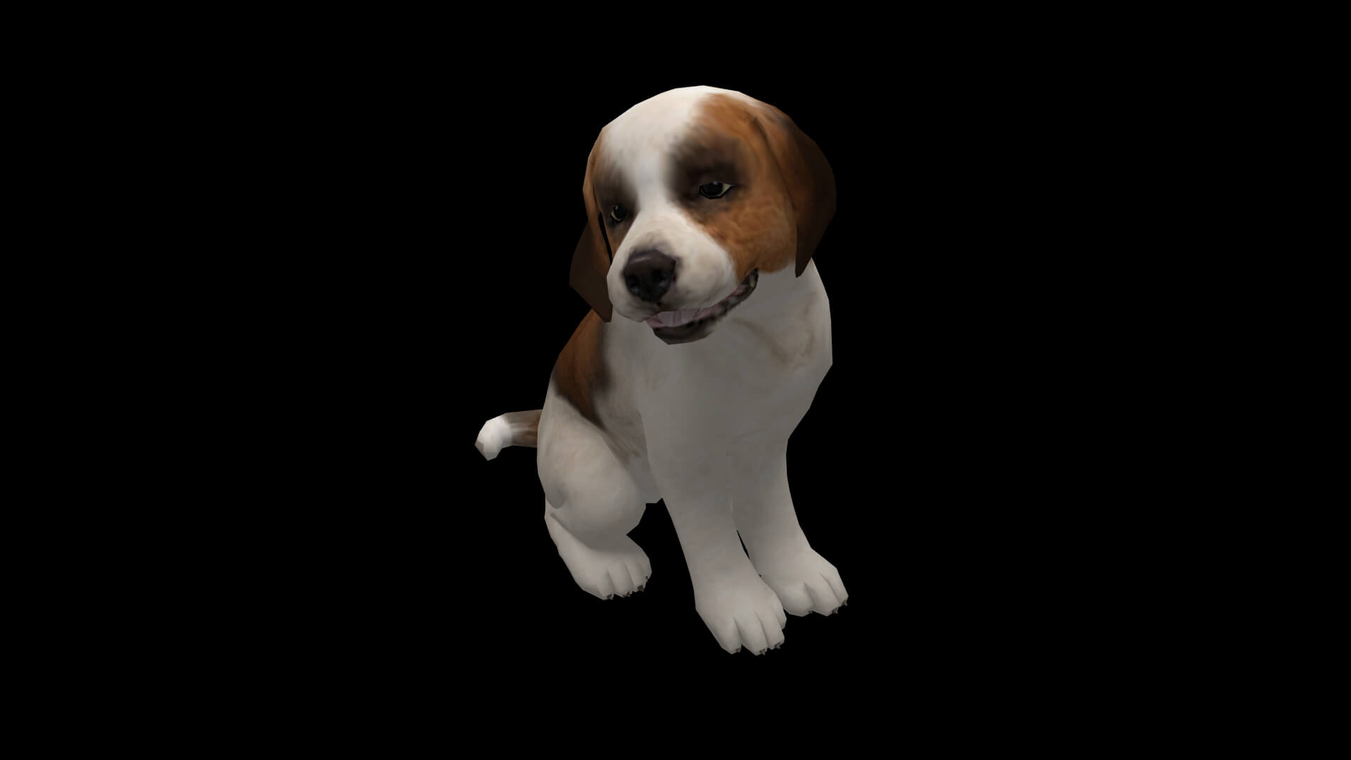 Animated Dog - 3D Model by cg-monster