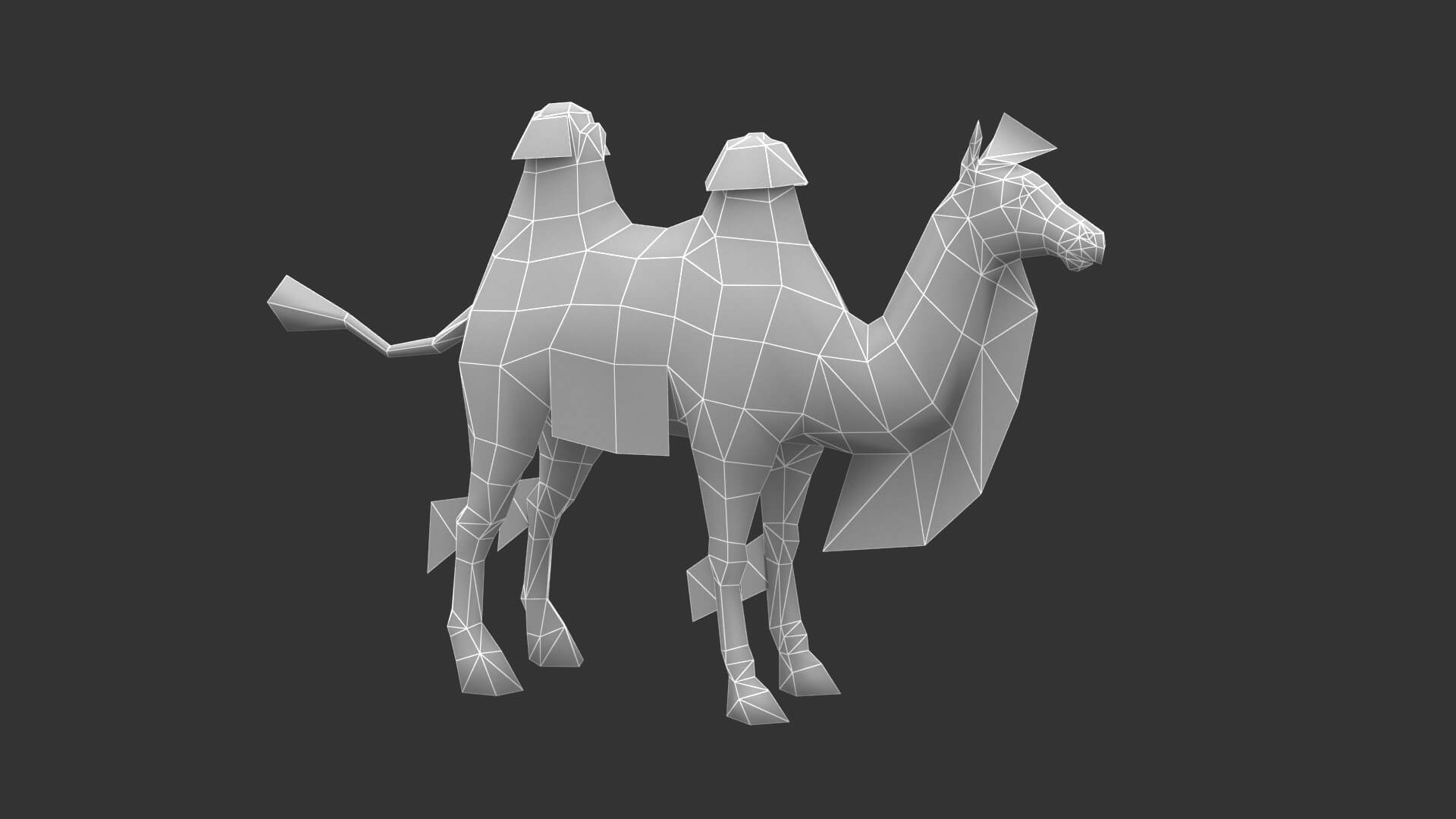 Low Poly Animated Camel - 3D Model by cg-monster