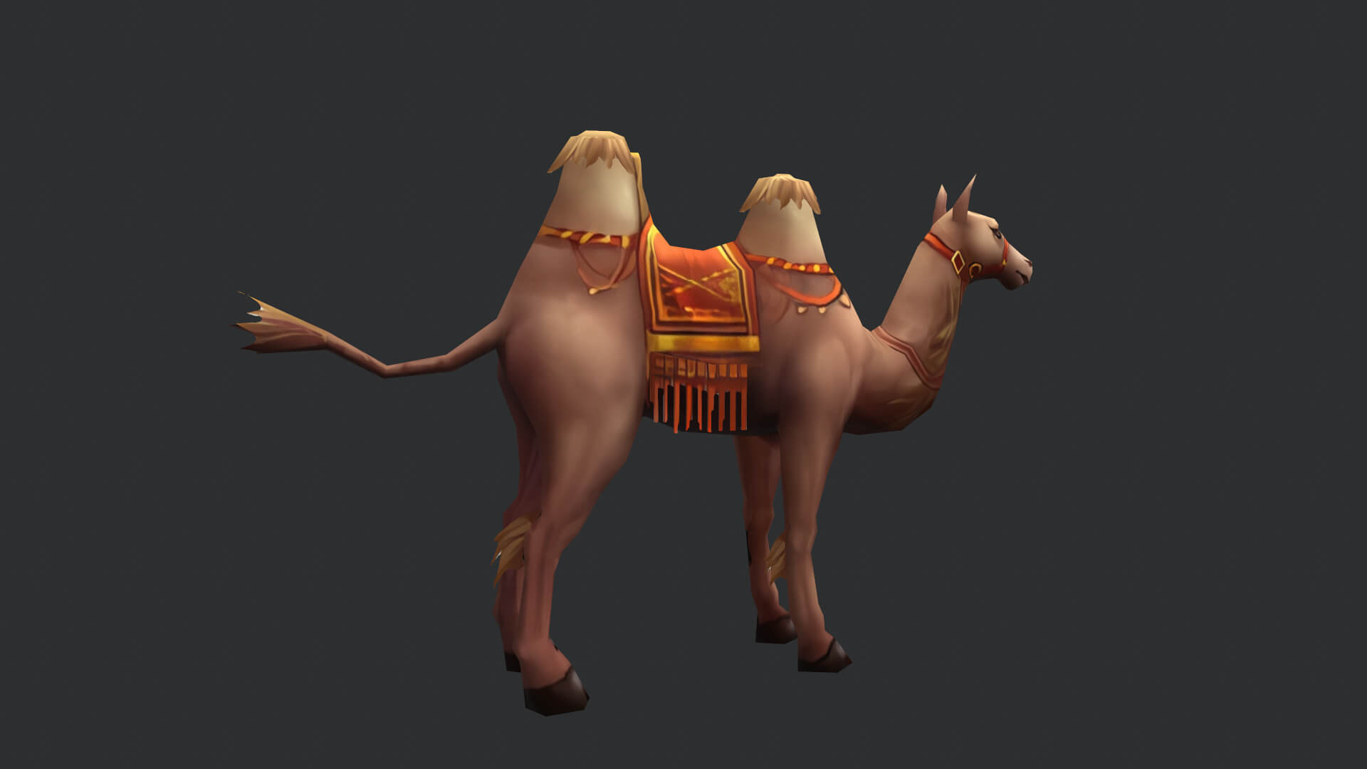 Low Poly Animated Camel - 3D Model by cg-monster