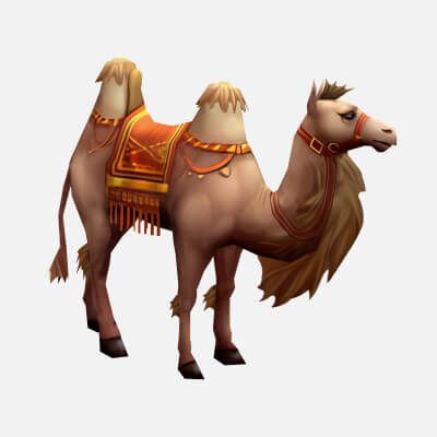 Low Poly Animated Camel - 3D Model by cg-monster