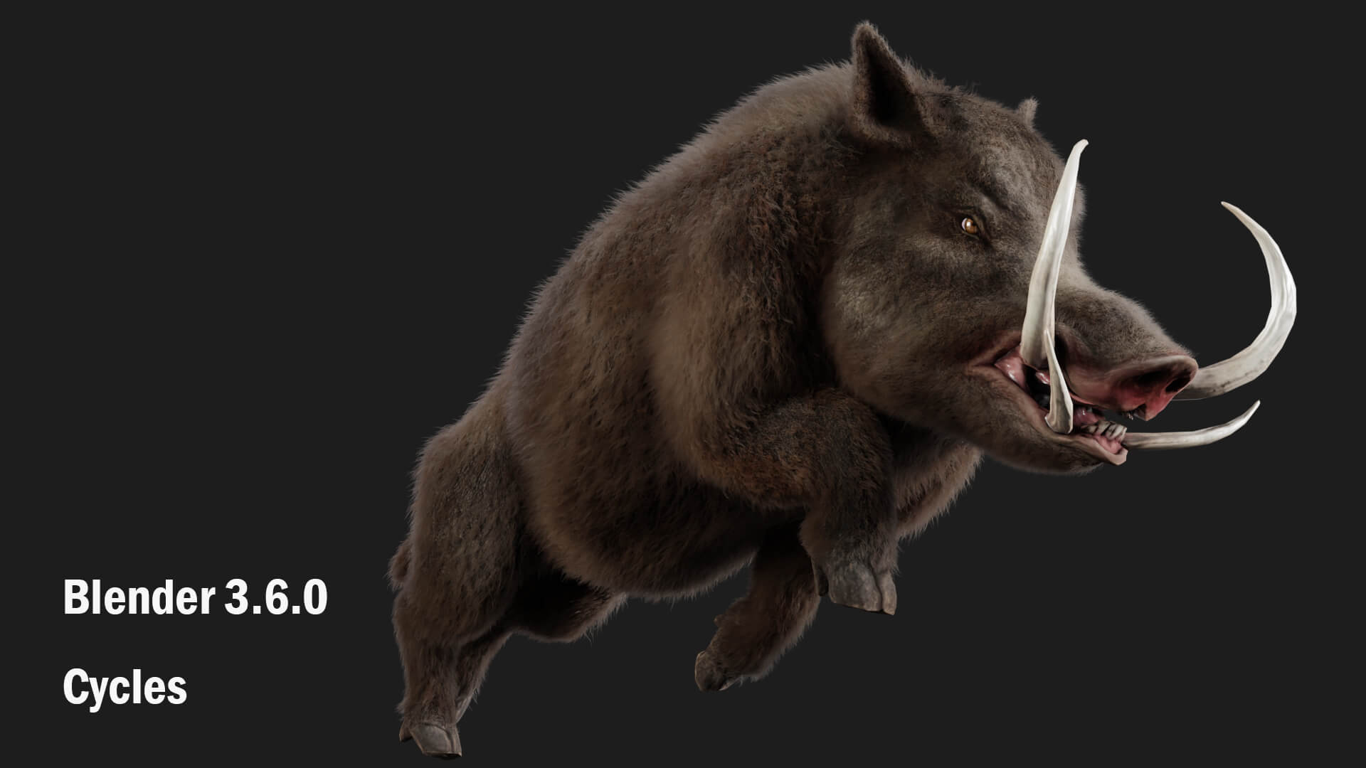 Boar Pig Beast - 3D Model by cg-shop-boy