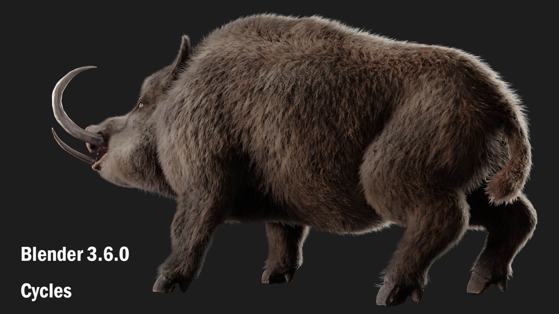 Boar Pig Beast - 3D Model by cg-shop-boy