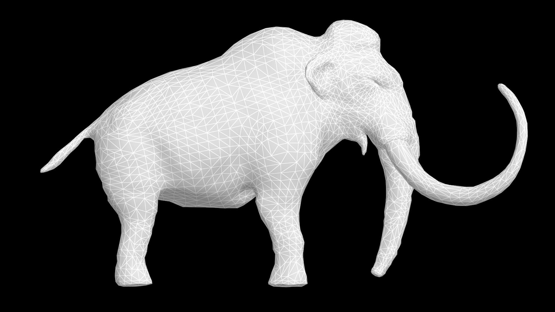 Mammoth Elephant - 3D Model by cg-shop-boy