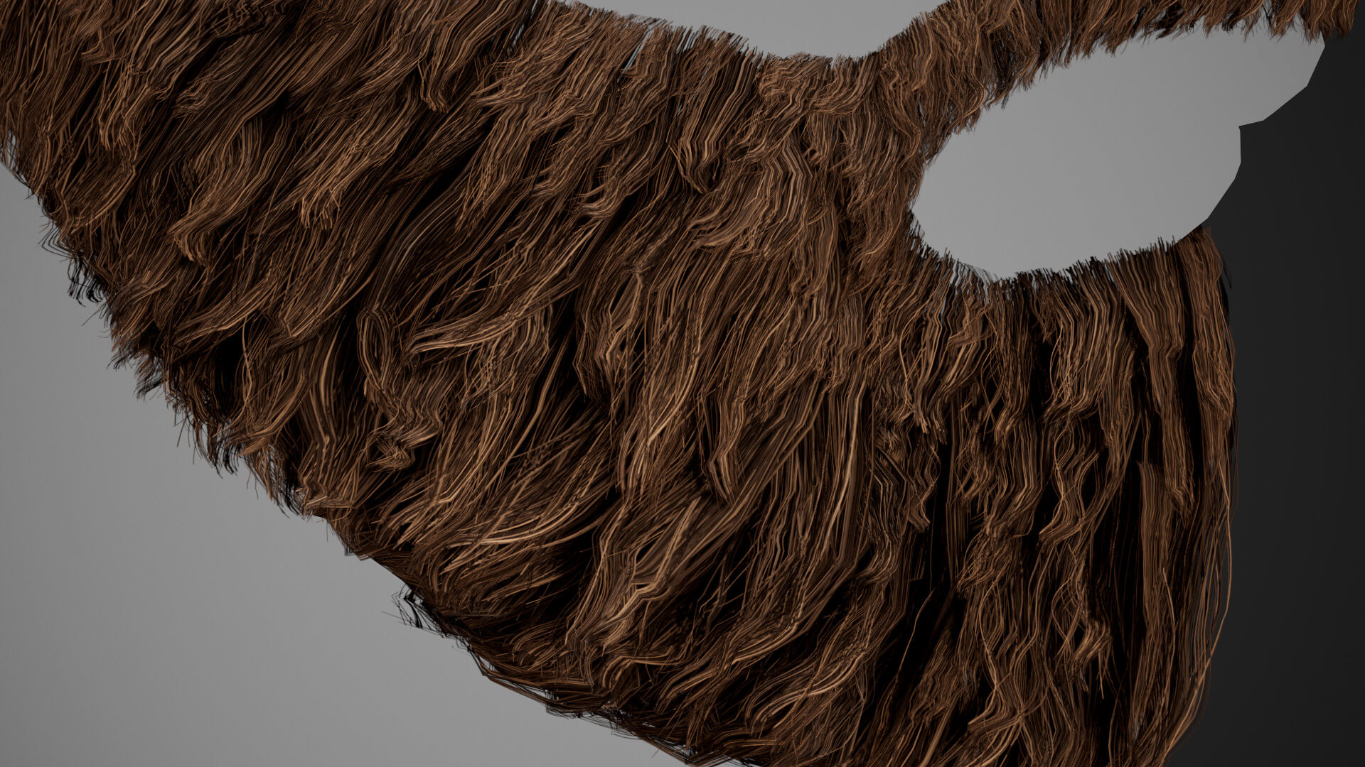 Facial Hair Cards Style 2 - Full Beard 2 3D Model by CG StudioX