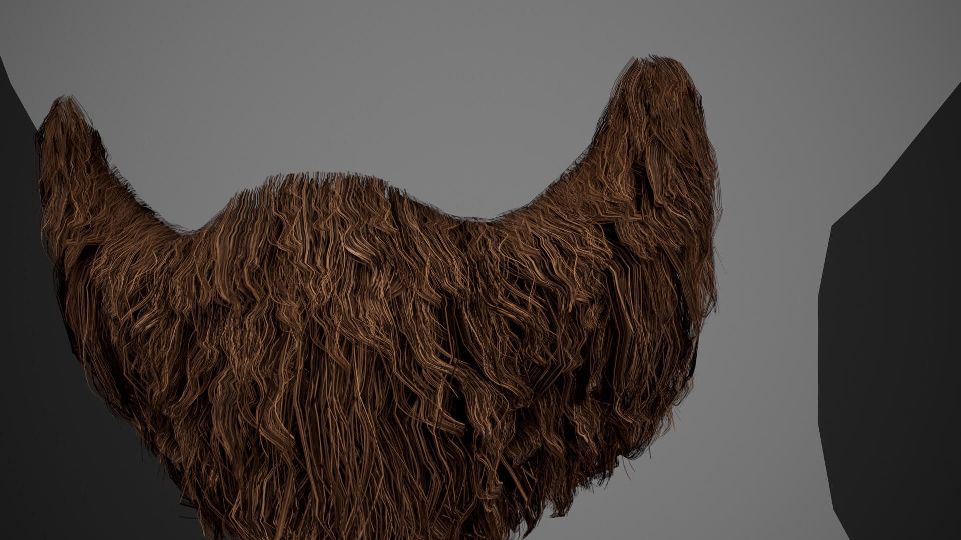 Facial Hair Cards Style 3 - Goatee Beard 3D Model by CG StudioX