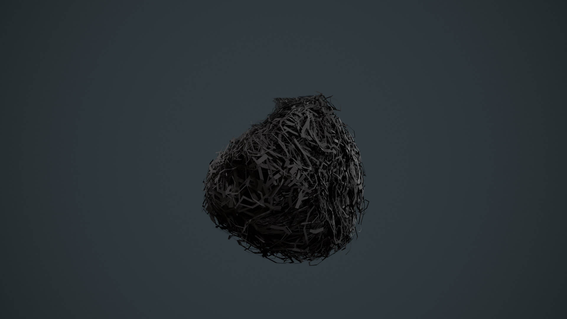 Facial Hair Cards Style 9 - Curly Goatee Beard 3D Model by CG StudioX