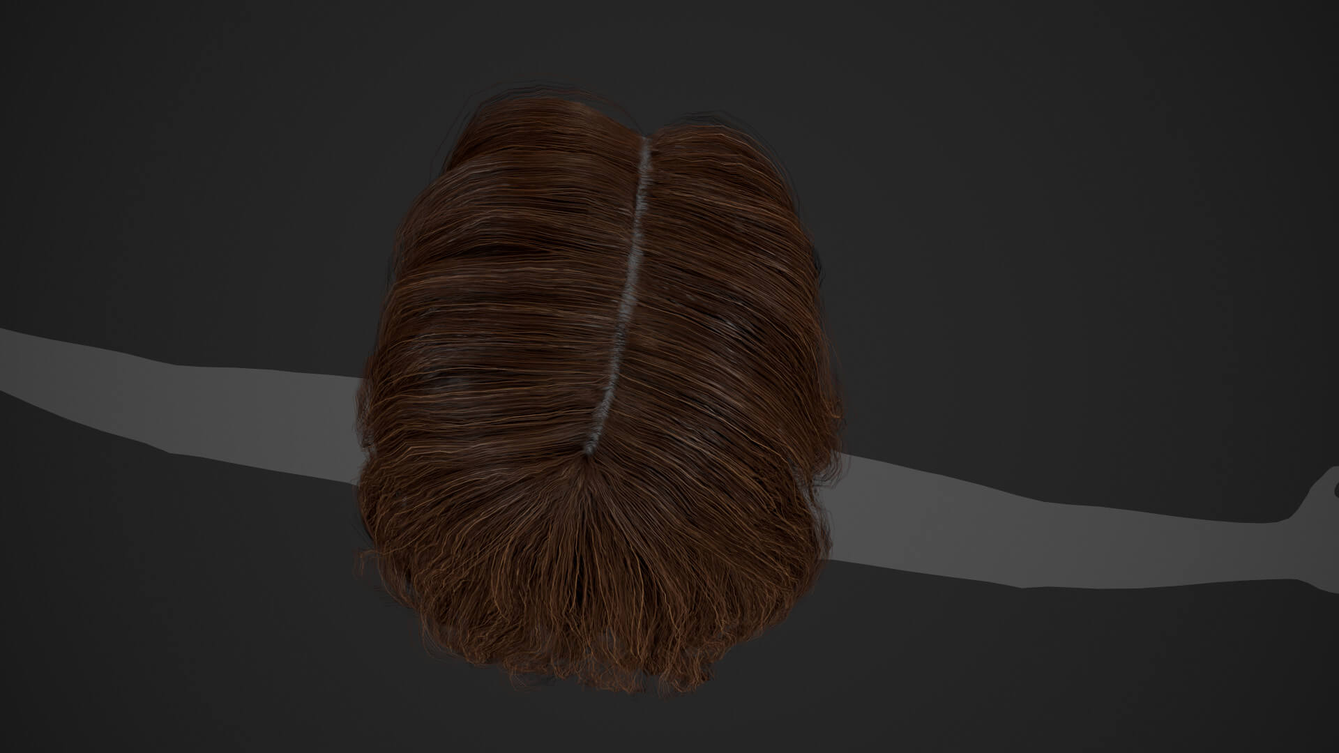 Female Hair Cards Style 5 - Long Hair 2 3D Model by CG StudioX