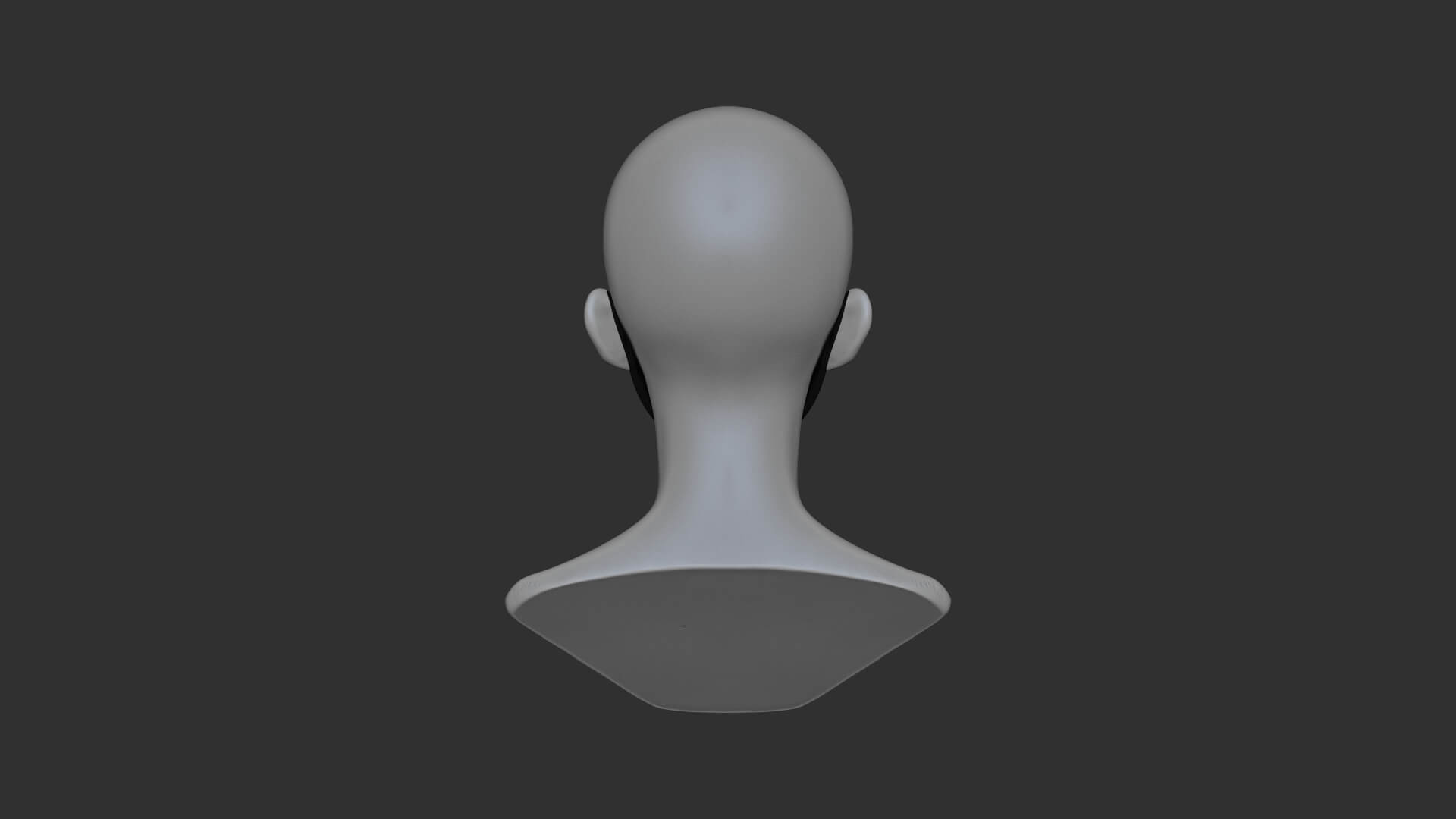 Female Head 3D Print by cgamit786