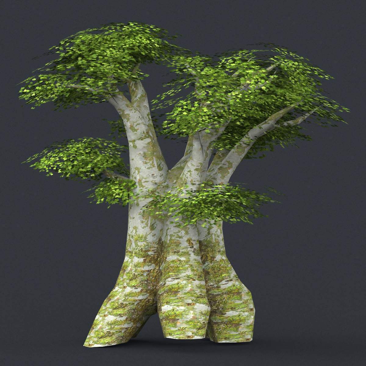 10 Tree Collection - 3D Model by cganimalworld