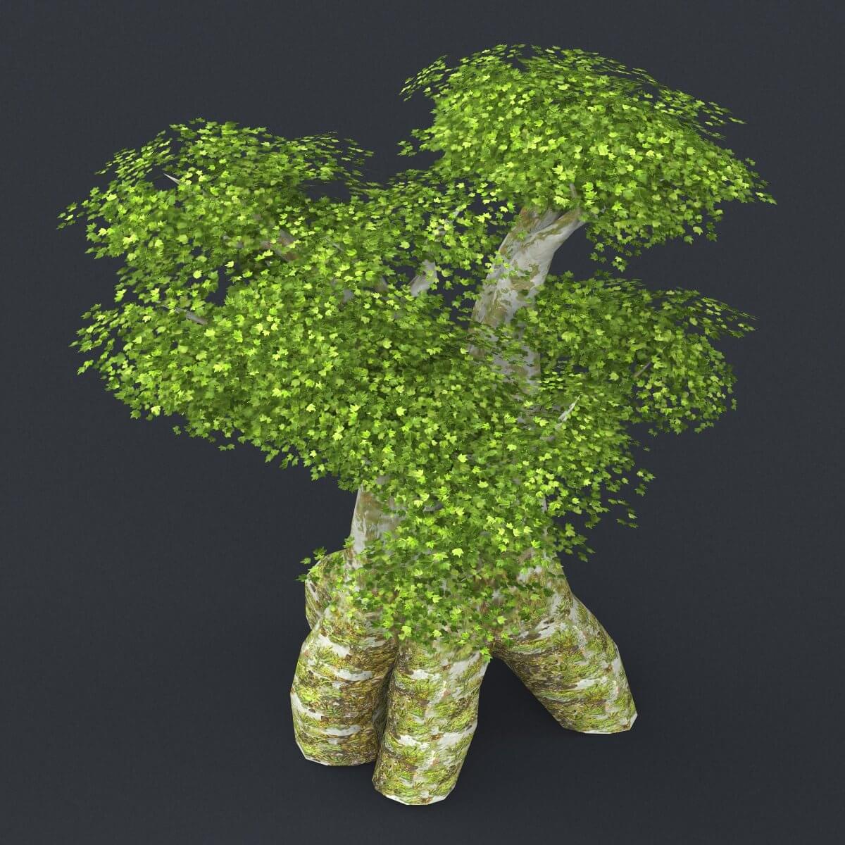 Tree 03 - 3D Model by cganimalworld