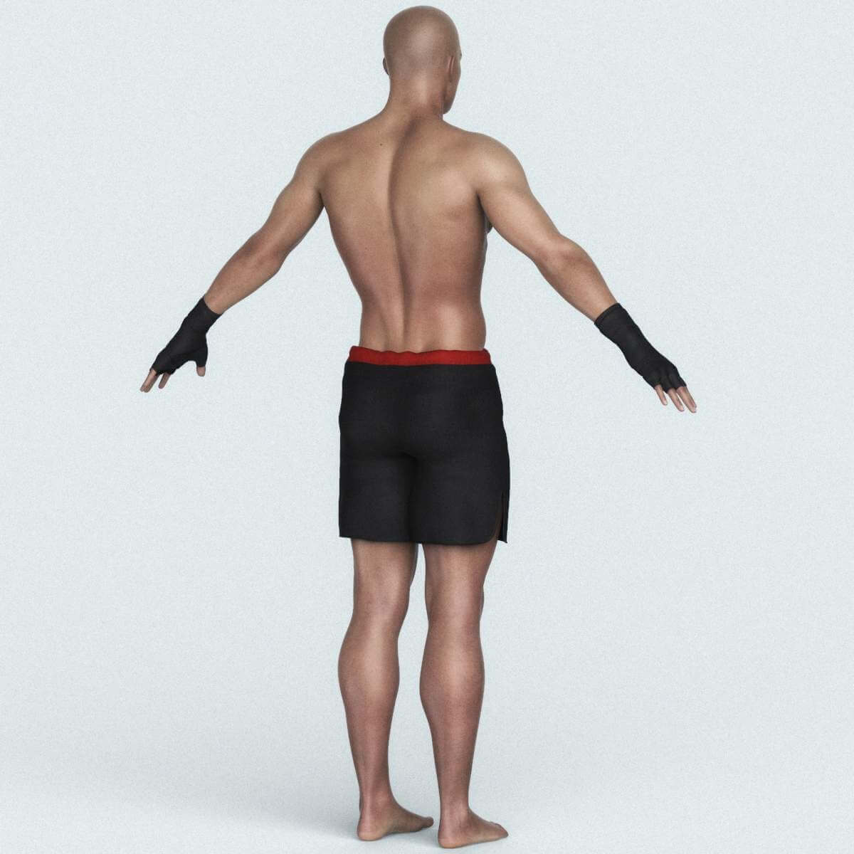 Male Street Fighter - 3D Model by cganimalworld