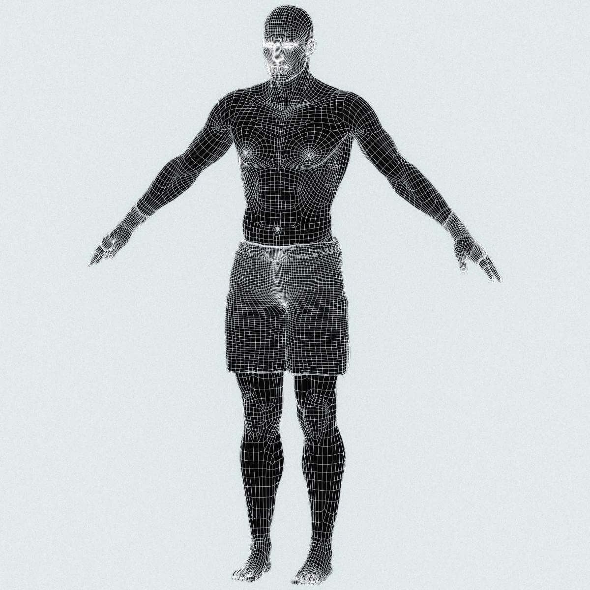 Male Street Fighter - 3D Model by cganimalworld