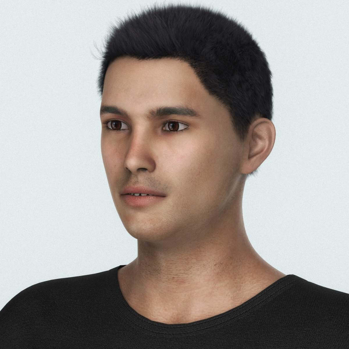 Young Handsome Man - 3D Model by cganimalworld