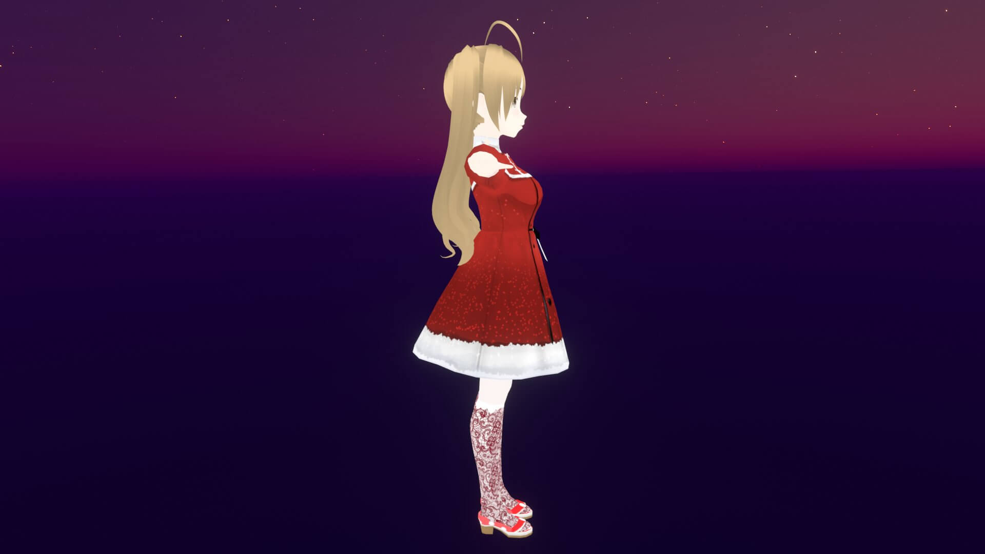 Cute Anime Girl Character - Amaya 3D Model by CGAnime