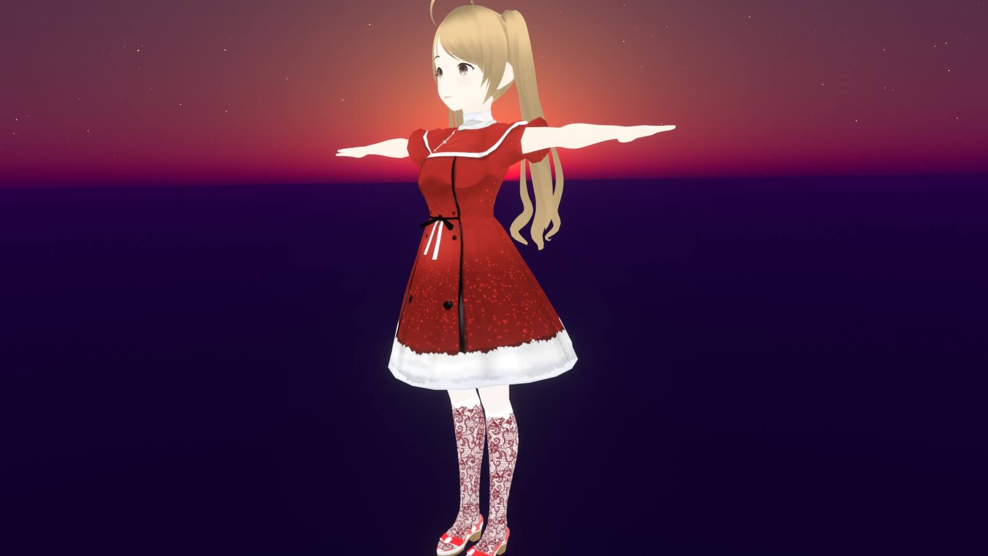 Cute Anime Girl Character - Amaya 3D Model by CGAnime