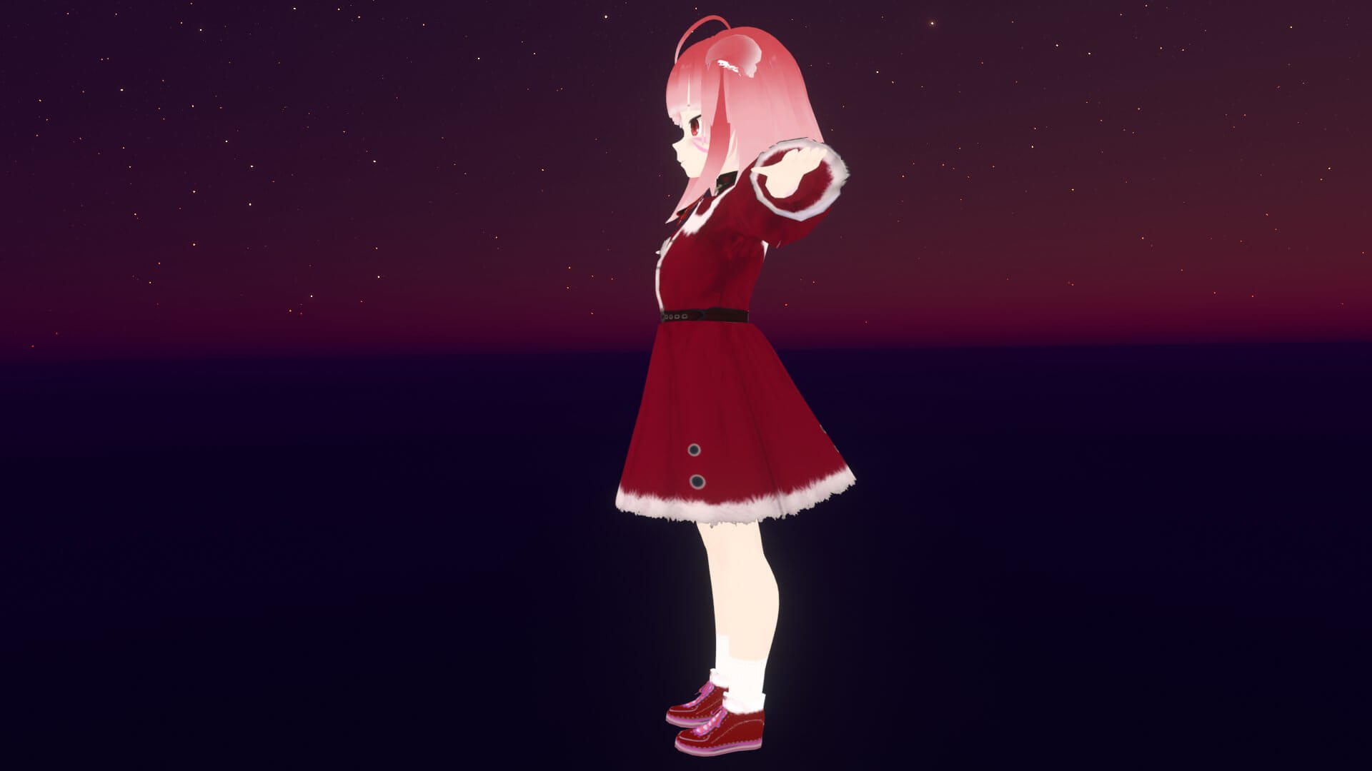 Cute Anime Girl Character - Yuko 3D Model by CGAnime