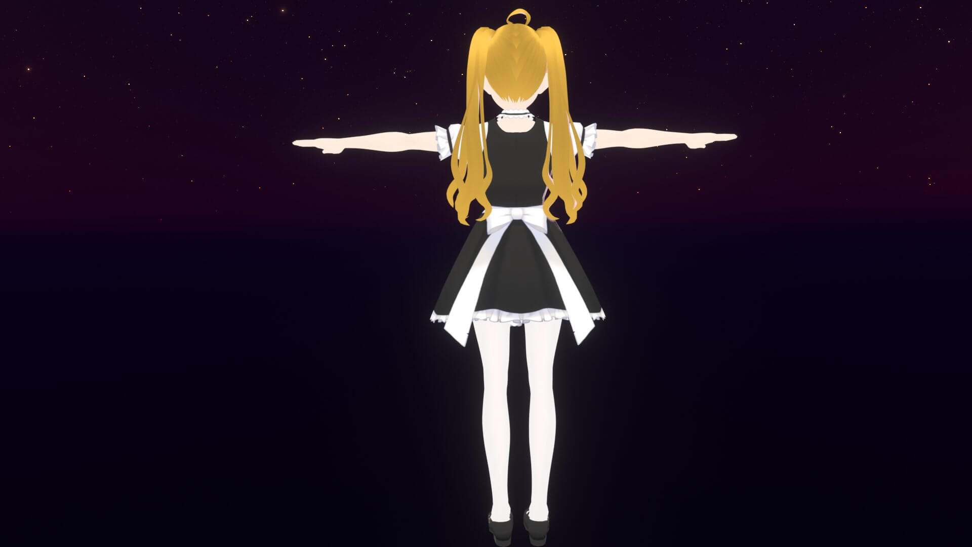 Cute Anime Girl Character - Yuriko 3D Model by CGAnime