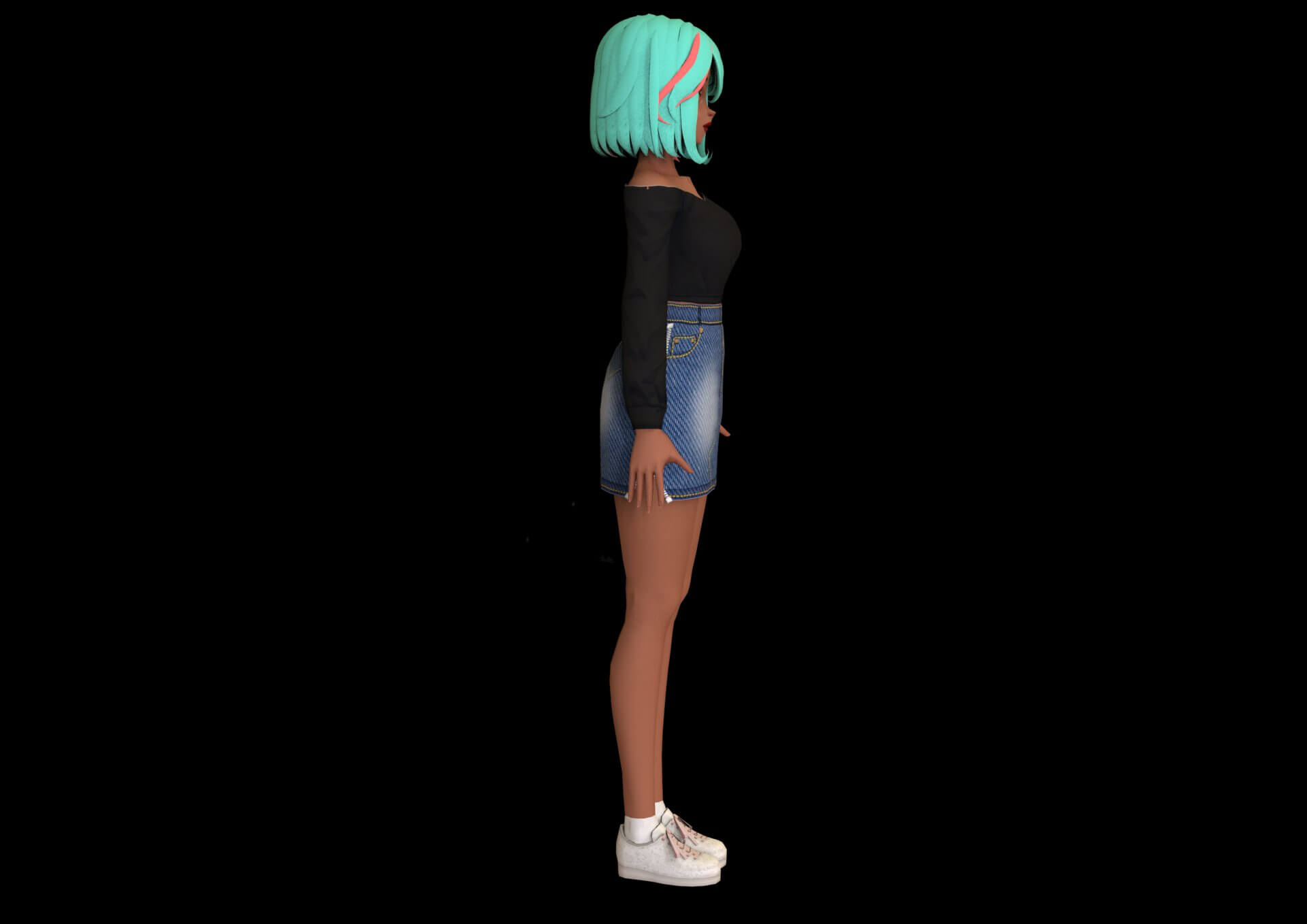 Anime Character C15 - 3D Model by CGAnime